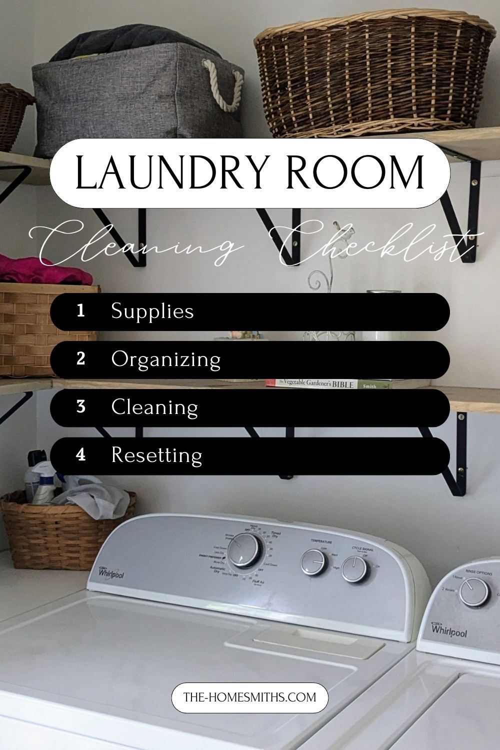 Laundry Room Cleaning Checklist - The Homesmiths
